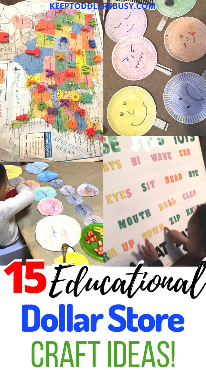 15 Educational Dollar Store Craft Ideas