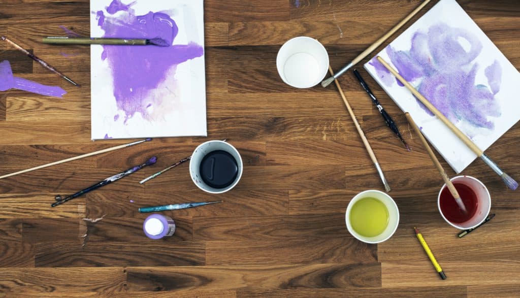 kids-paint-station | Keep Toddlers Busy