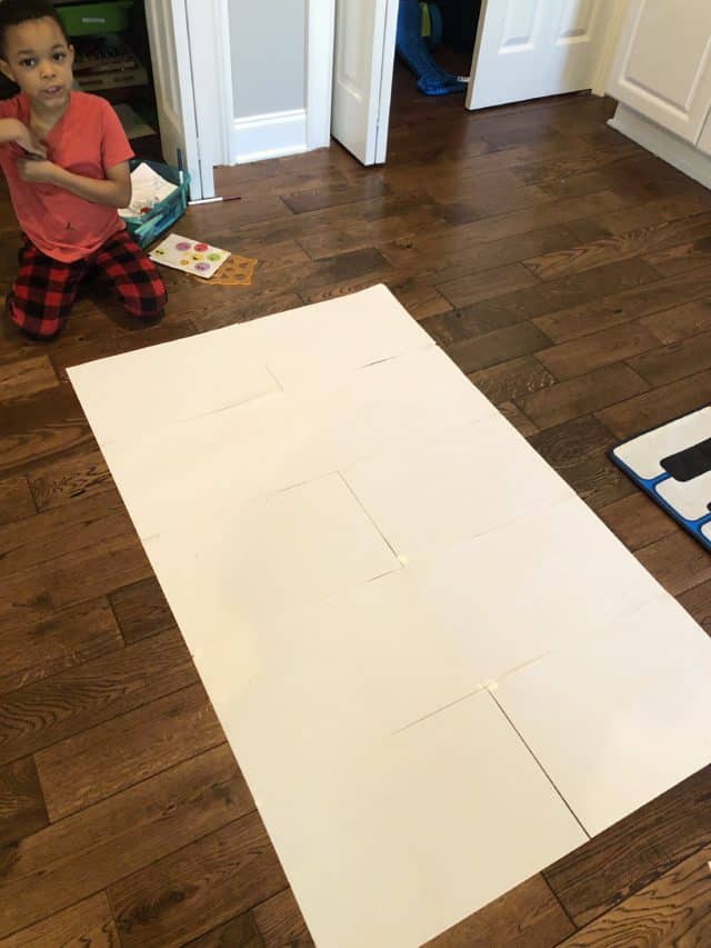 Cool Crafts Kids Will Love: Life-Sized Body Part Labeling