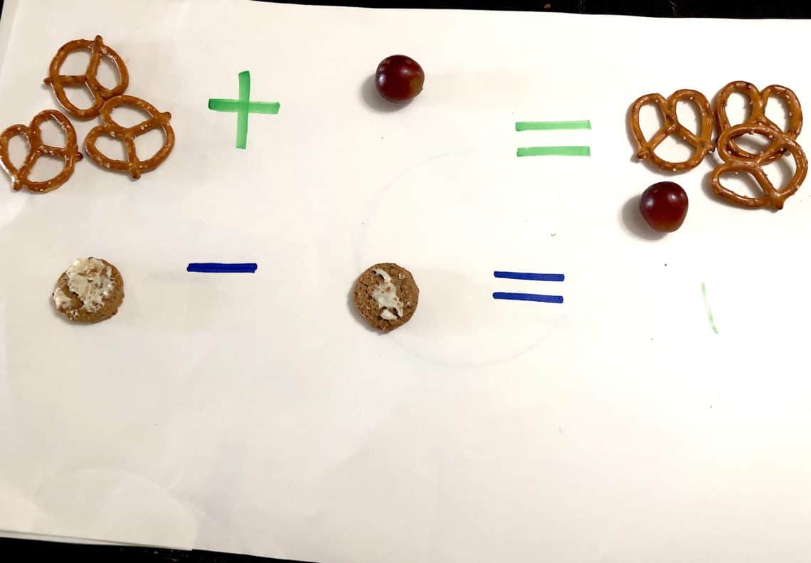 Preschool Math Activity: Snack Math
