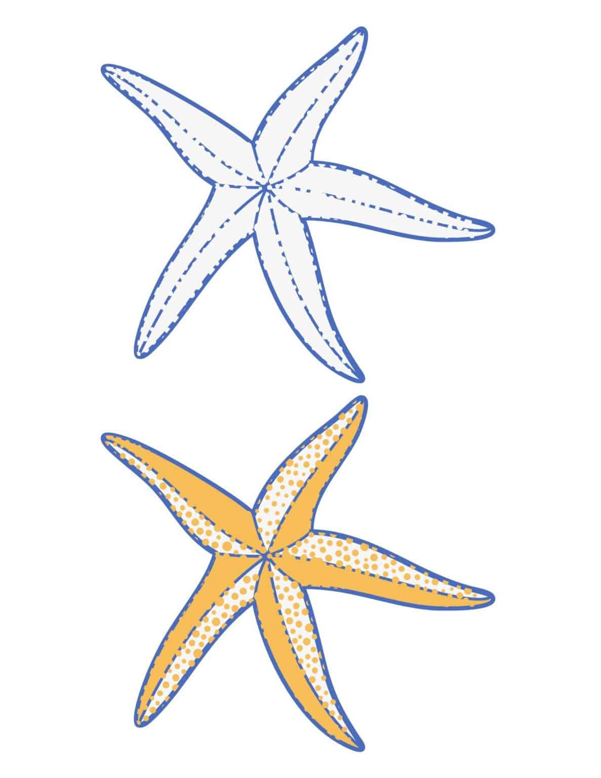 StarFish Fine Motor Craft | Keep Toddlers Busy