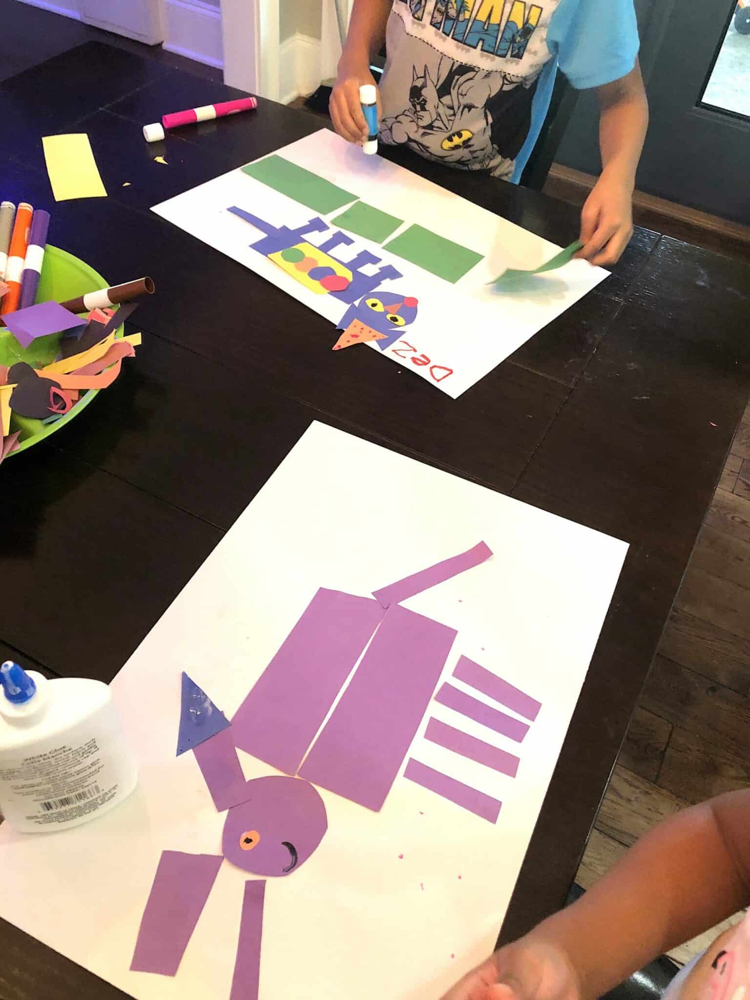 Easy Preschool Shape Activities Shape Animals