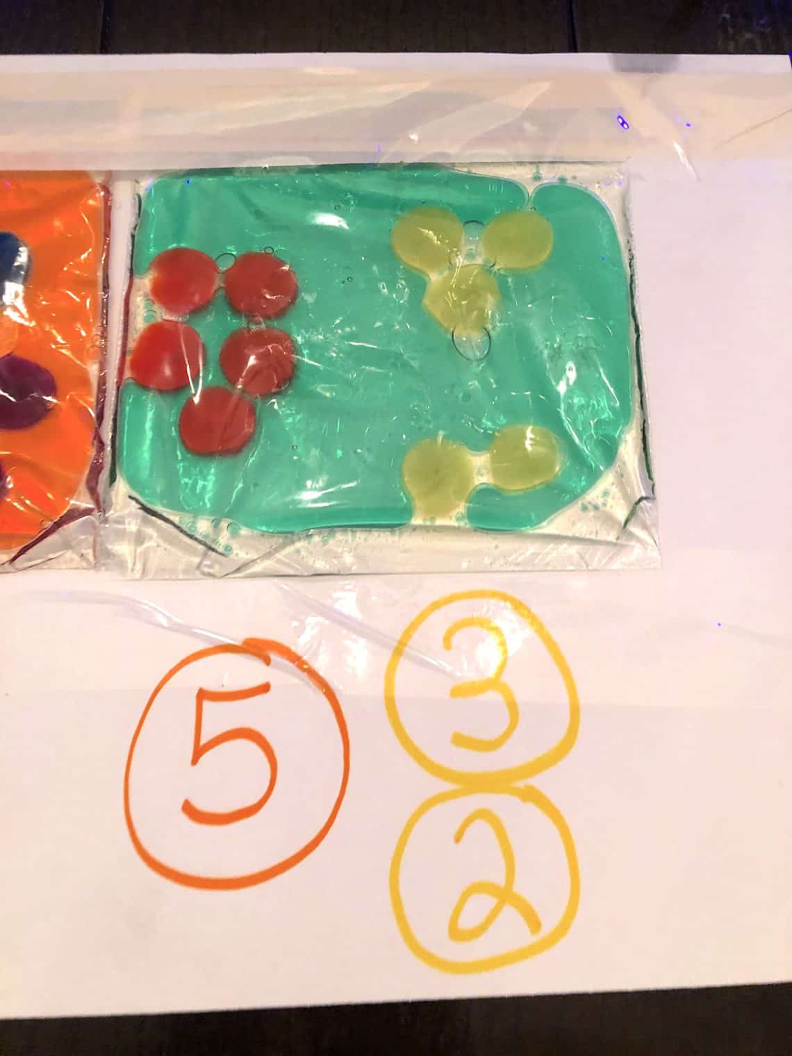Sensory Activities Toddlers Will Love: Sensory Bag Counting