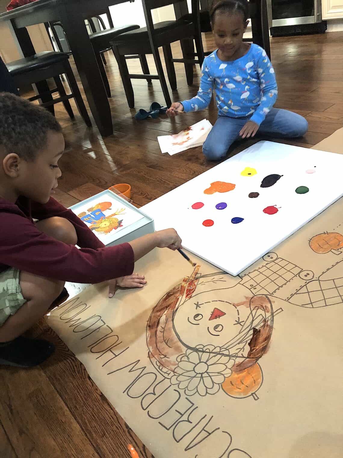 Fall Crafts for kids scarecrow fun | Keep Toddlers Busy