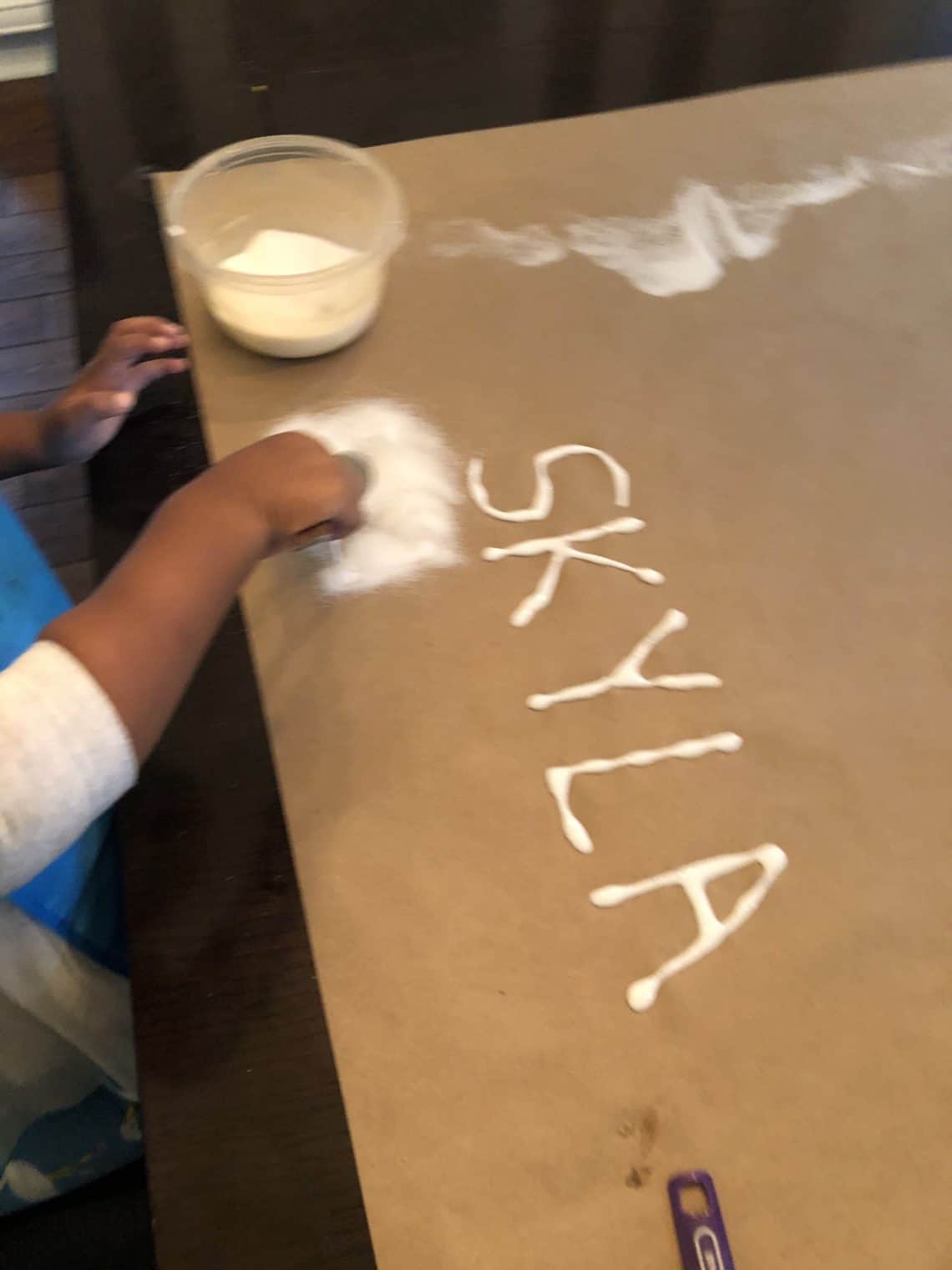 Awesome Solar System Salt Painting for Kids