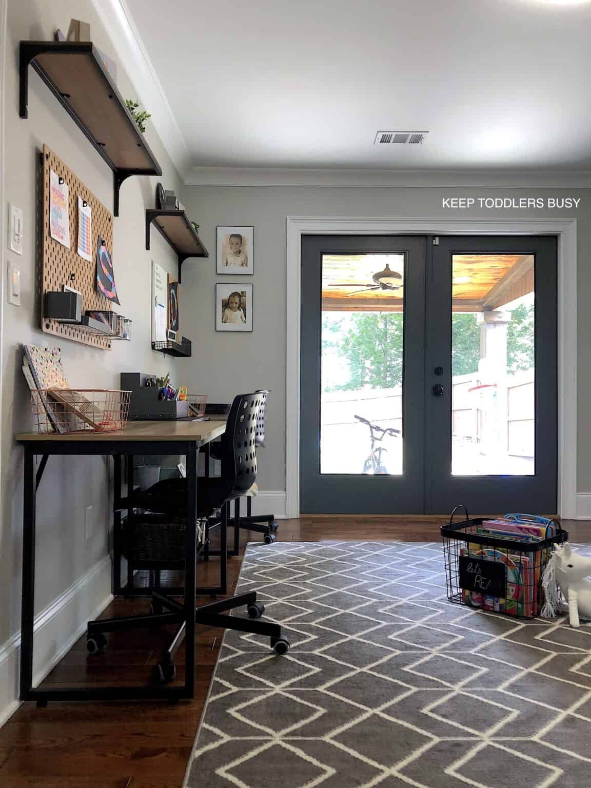 How To Make a Kid's Homework Station For Homeschool