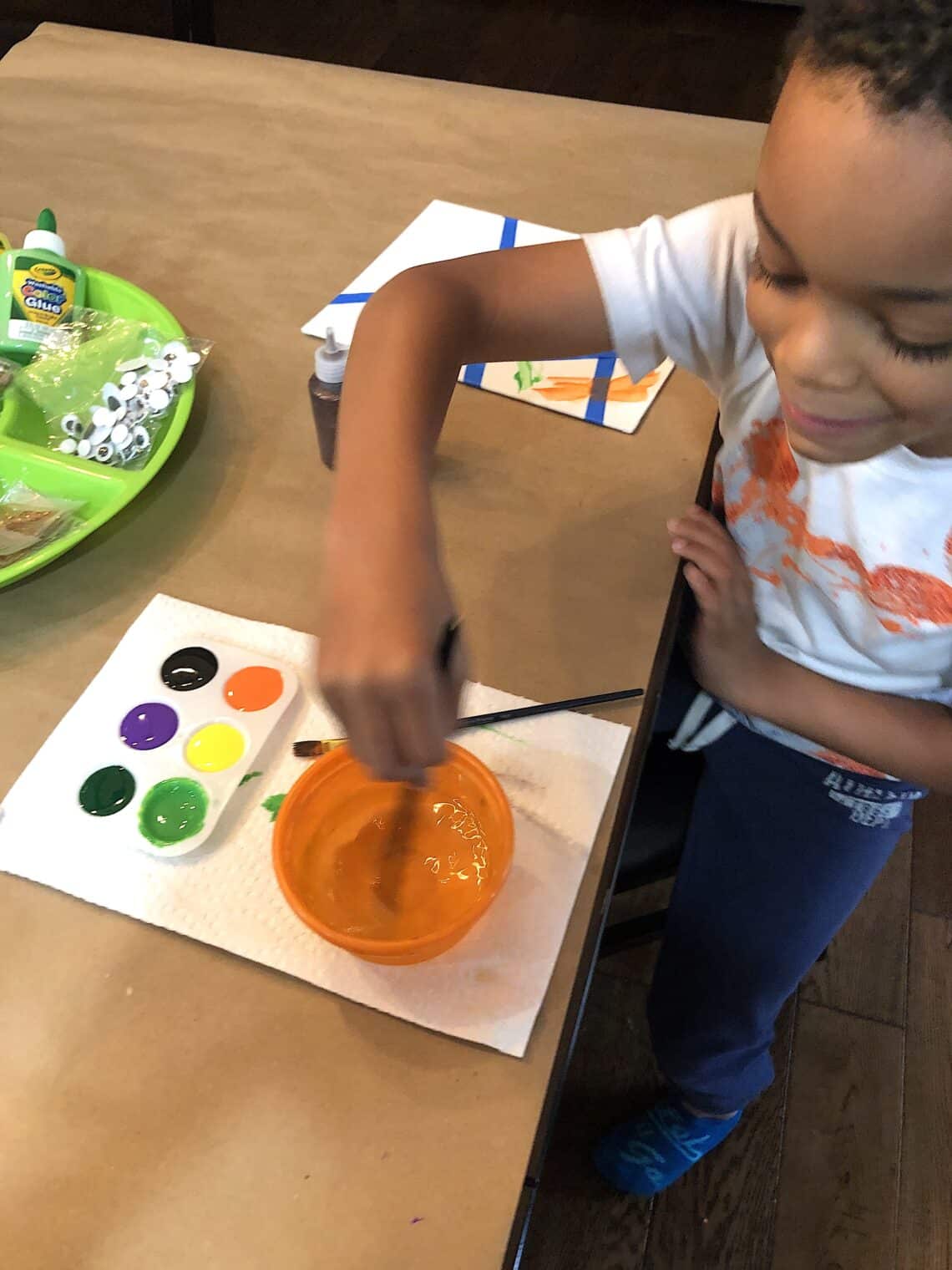 Spooktacular Abstract Halloween Art for Kids