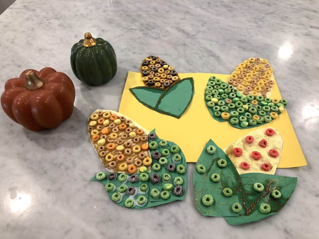 Easy corn craft preschool | Keep Toddlers Busy