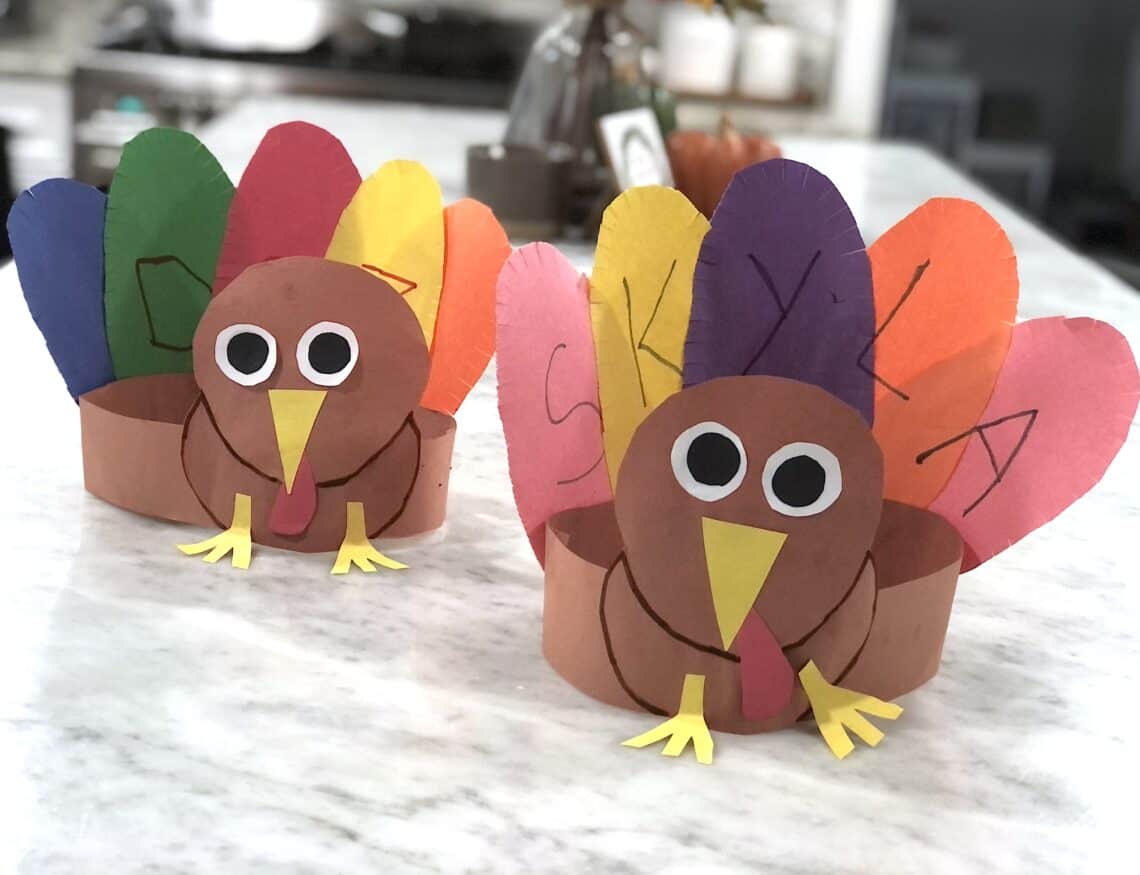 Thanksgiving Turkey Crafts and activities | Keep Toddlers Busy