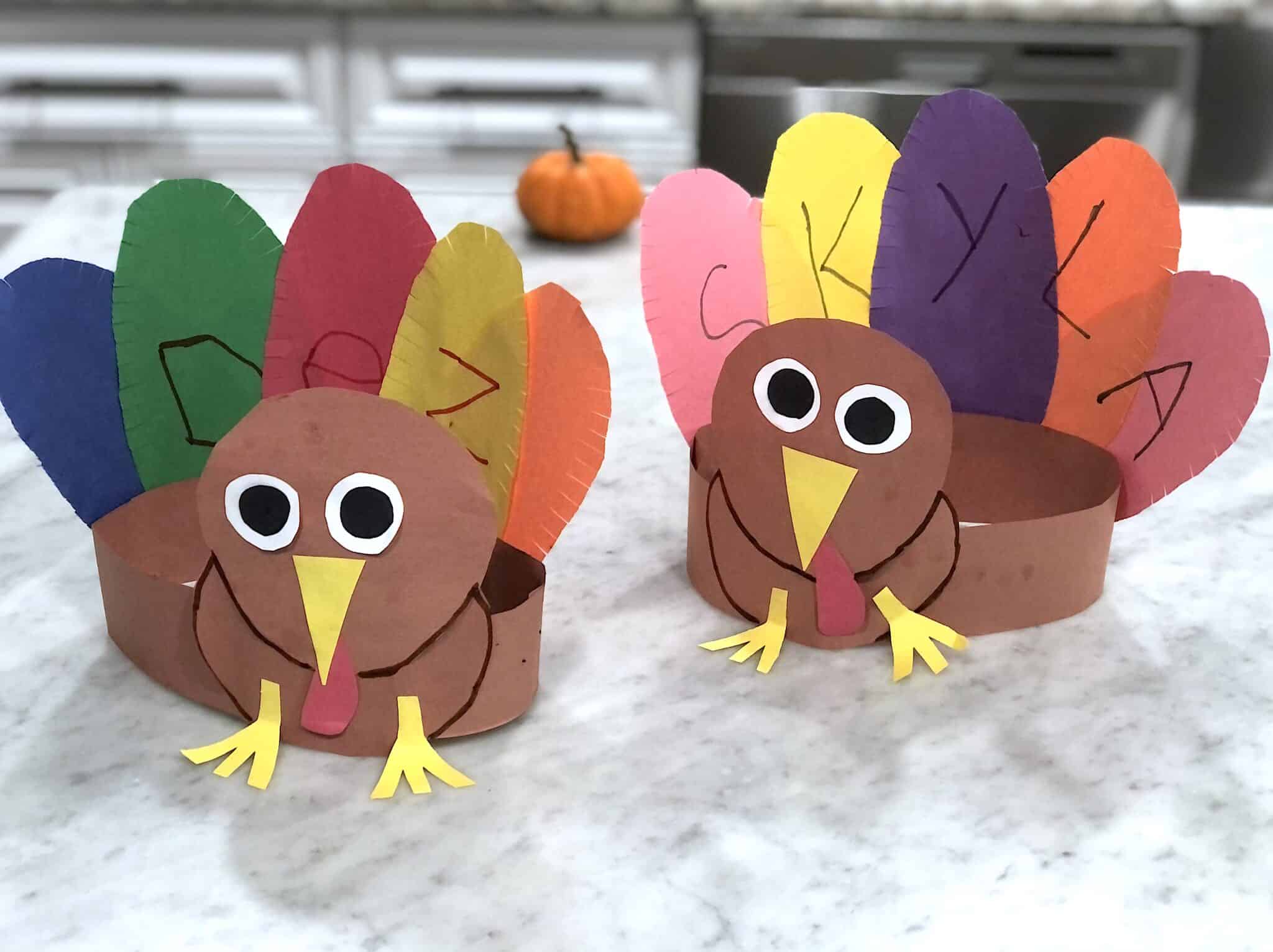 A Fun Thanksgiving Turkey Craft Kids Will Love Turkey Hats