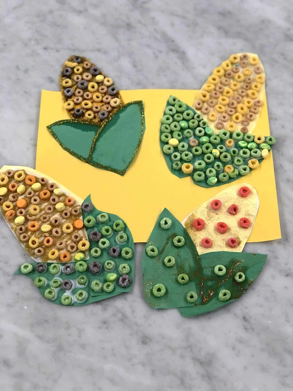 A Fun And Easy Preschool Corn Craft for Fall