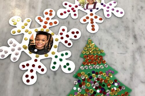 An Amazing Shapes Christmas Tree Craft For Kids