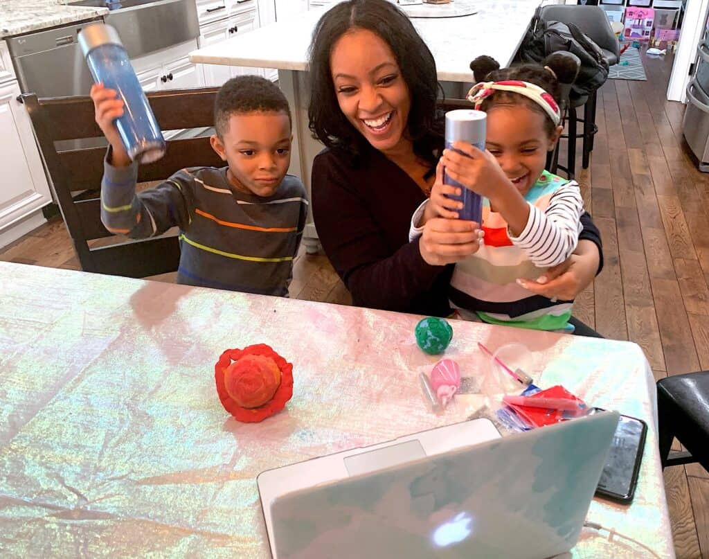 Galaxy sensory bottle for kids | Keep Toddlers Busy