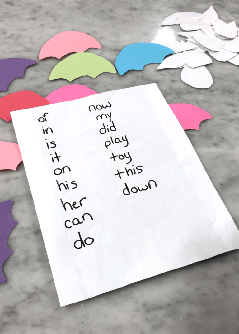 The Best April Showers Preschool Sight Word Activity