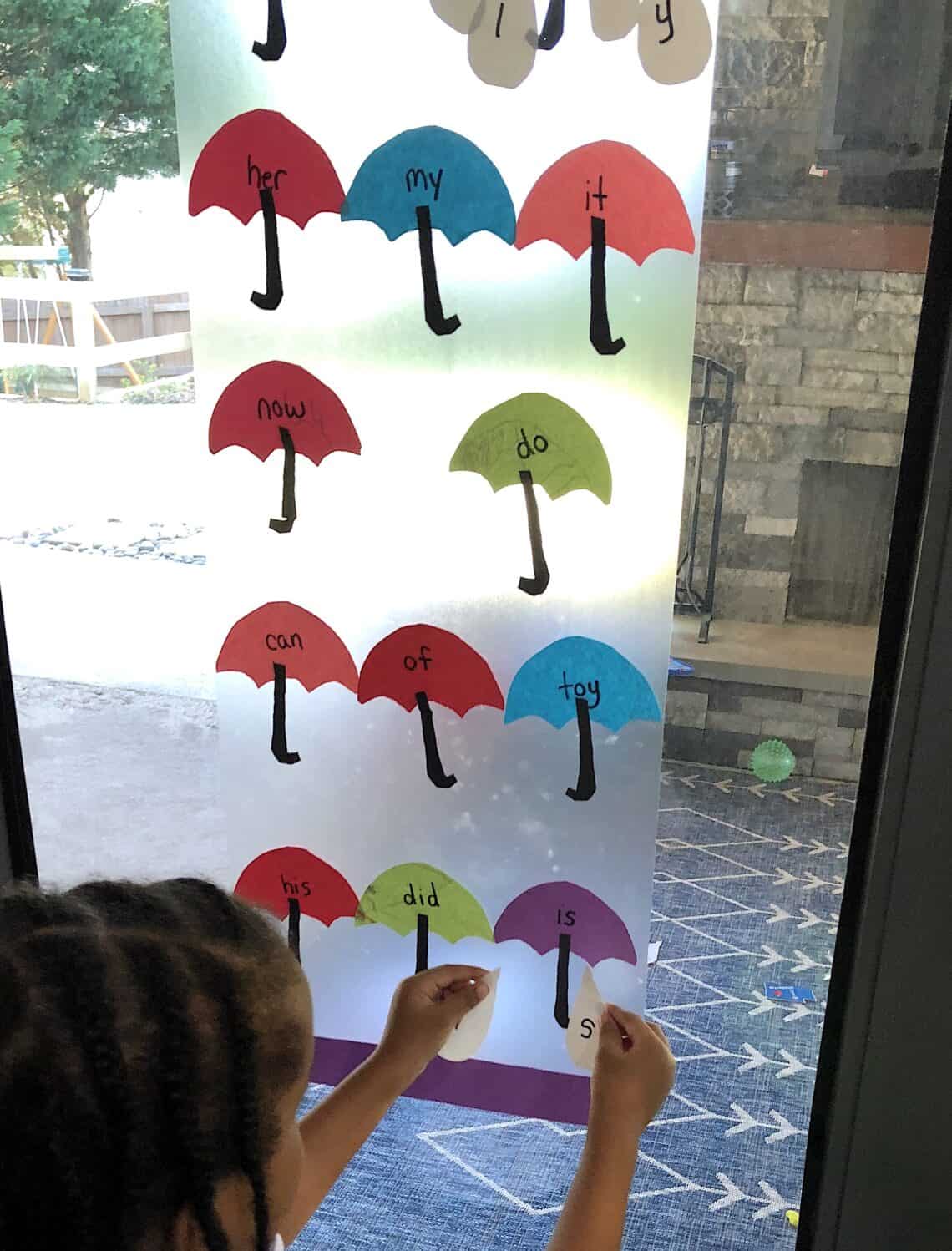 The Best April Showers Preschool Sight Word Activity