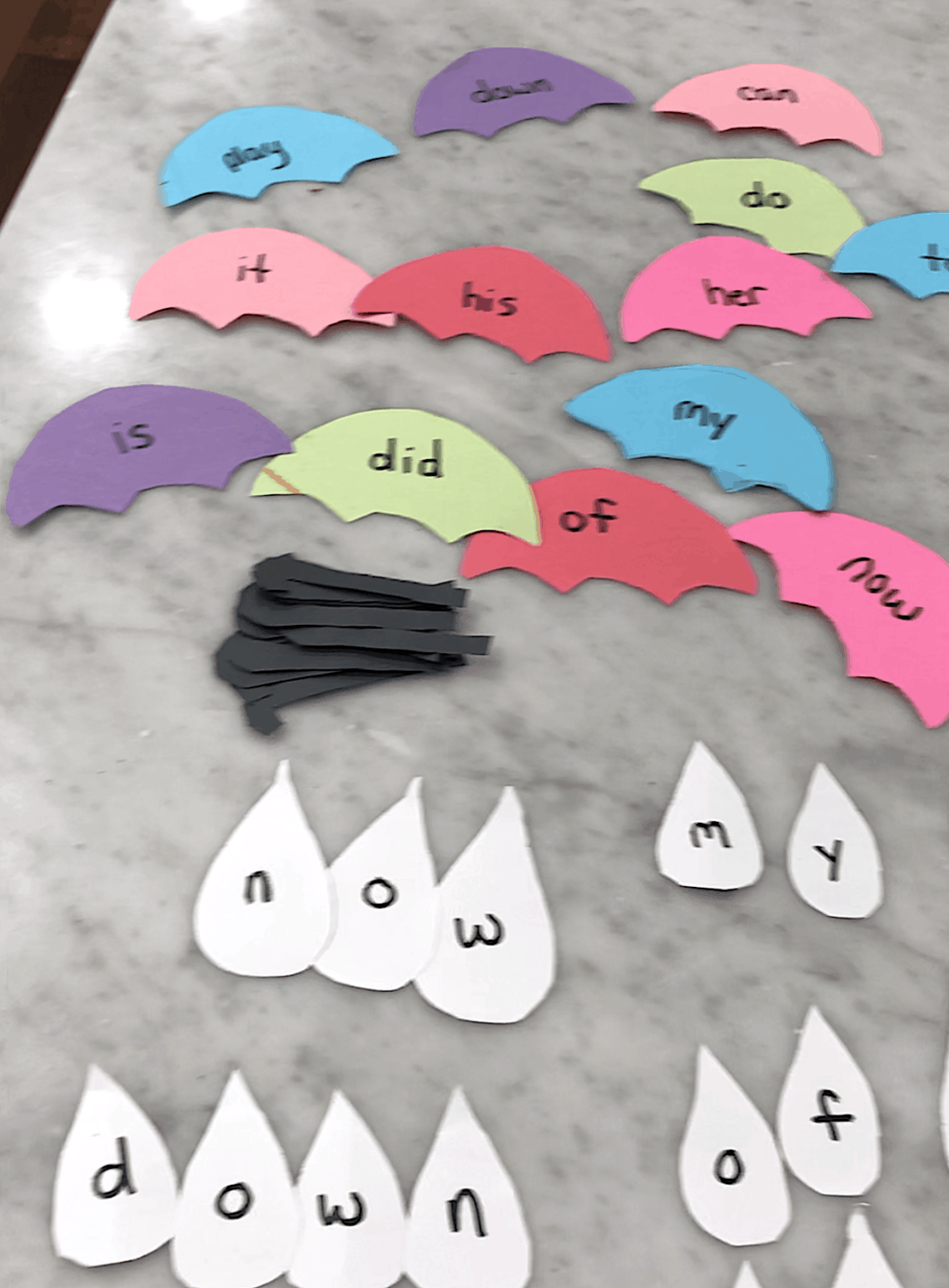 The Best April Showers Preschool Sight Word Activity