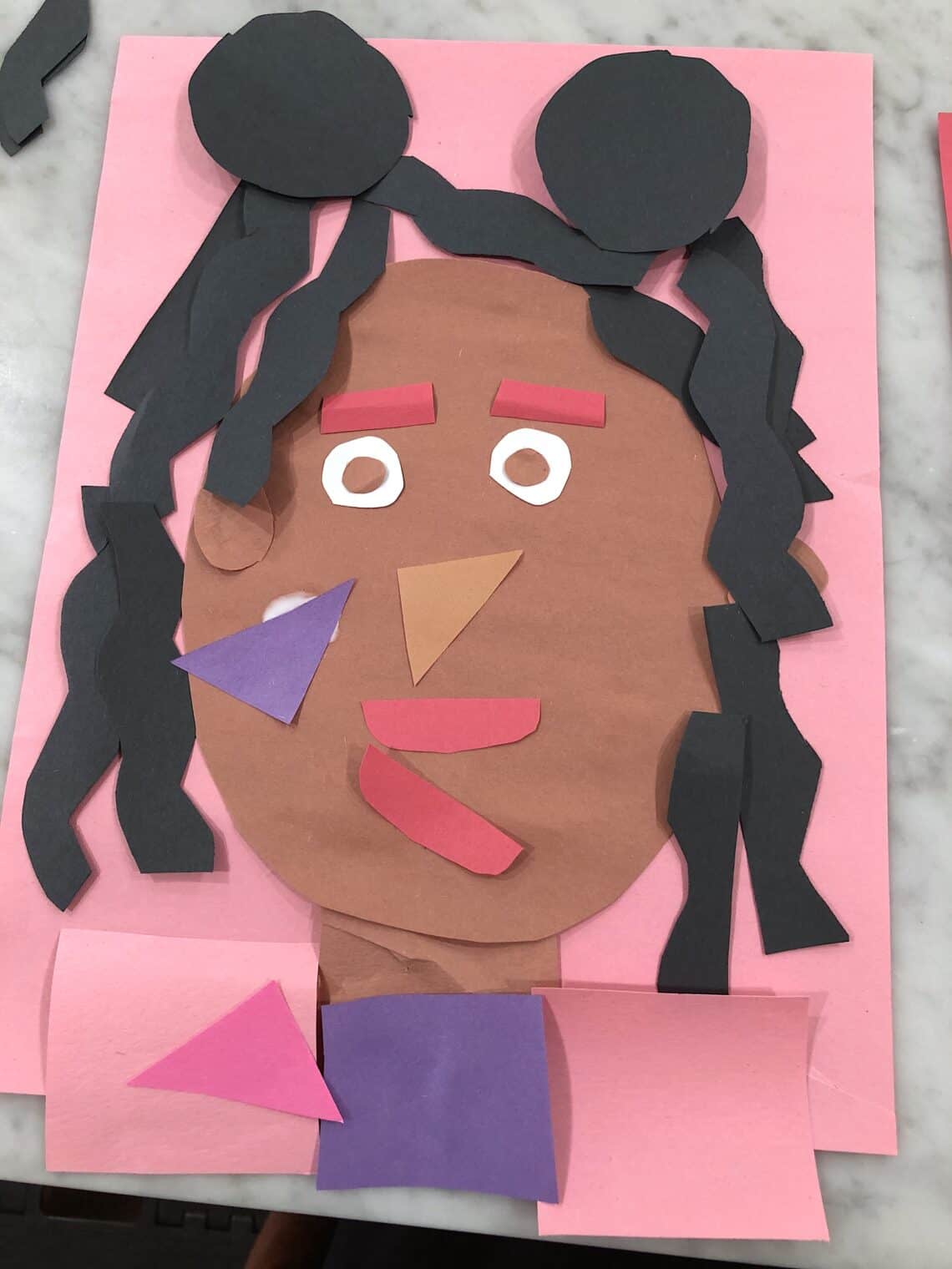 Fun Easy Preschool Portrait Activity Shape Self Portraits
