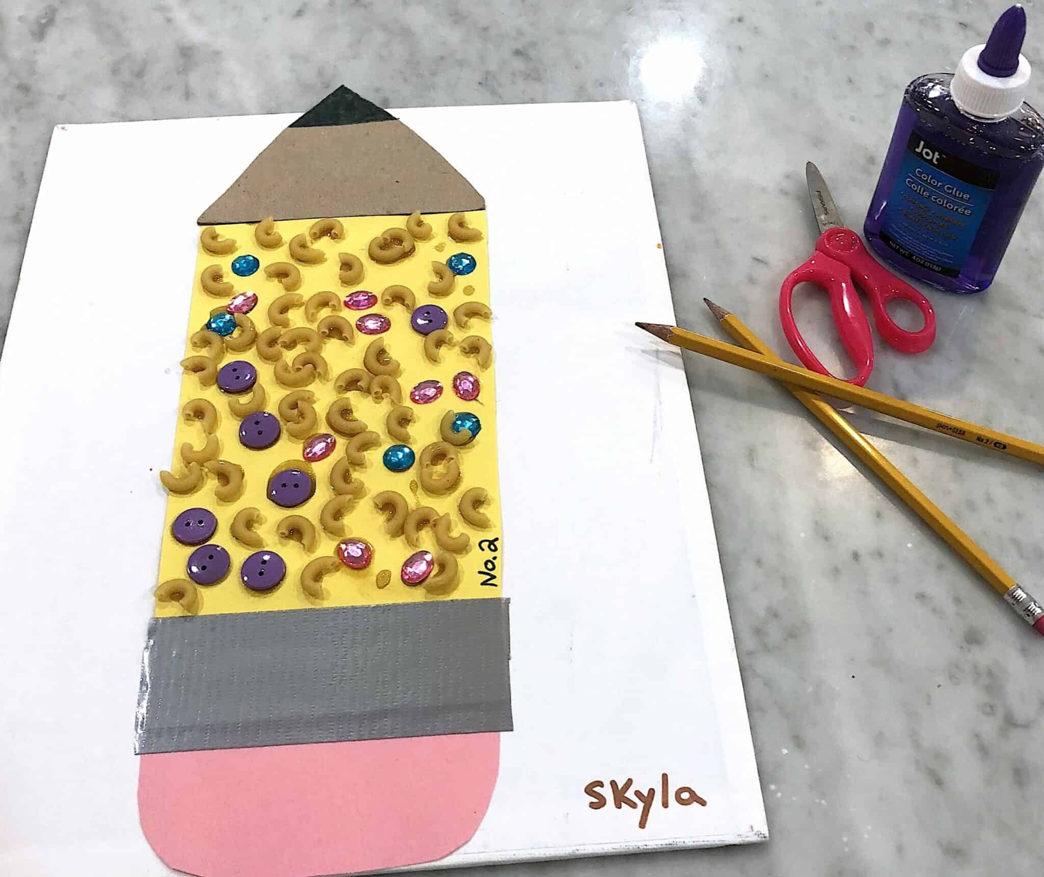 An Easy Back To School Craft To Get Kids Excited For School An Easy Back To School Craft To Get Kids Excited For School