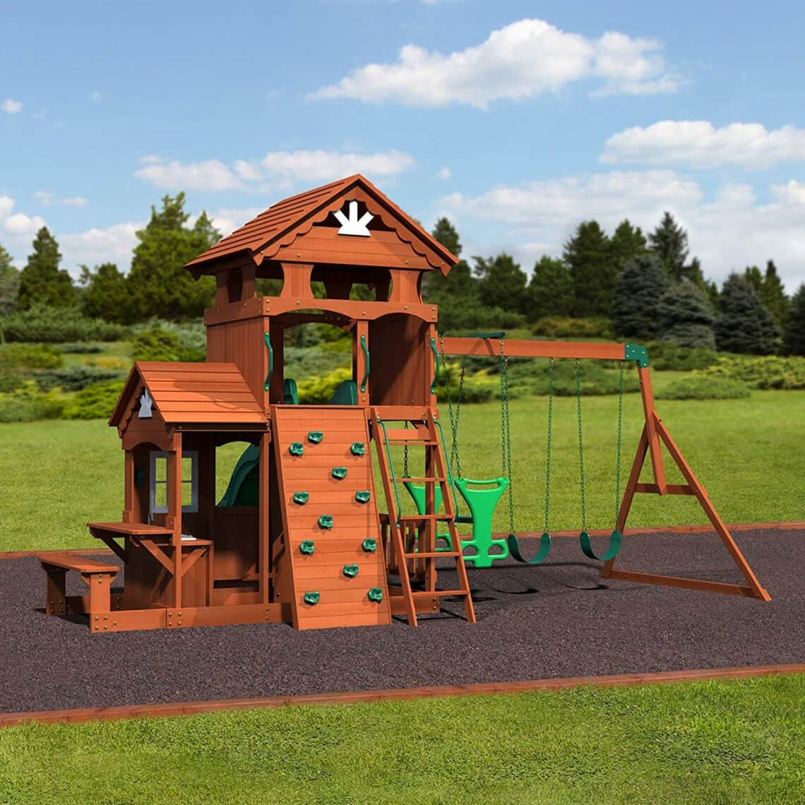 19 Outdoor Swing Sets That Will Make You Want To Be A Kid