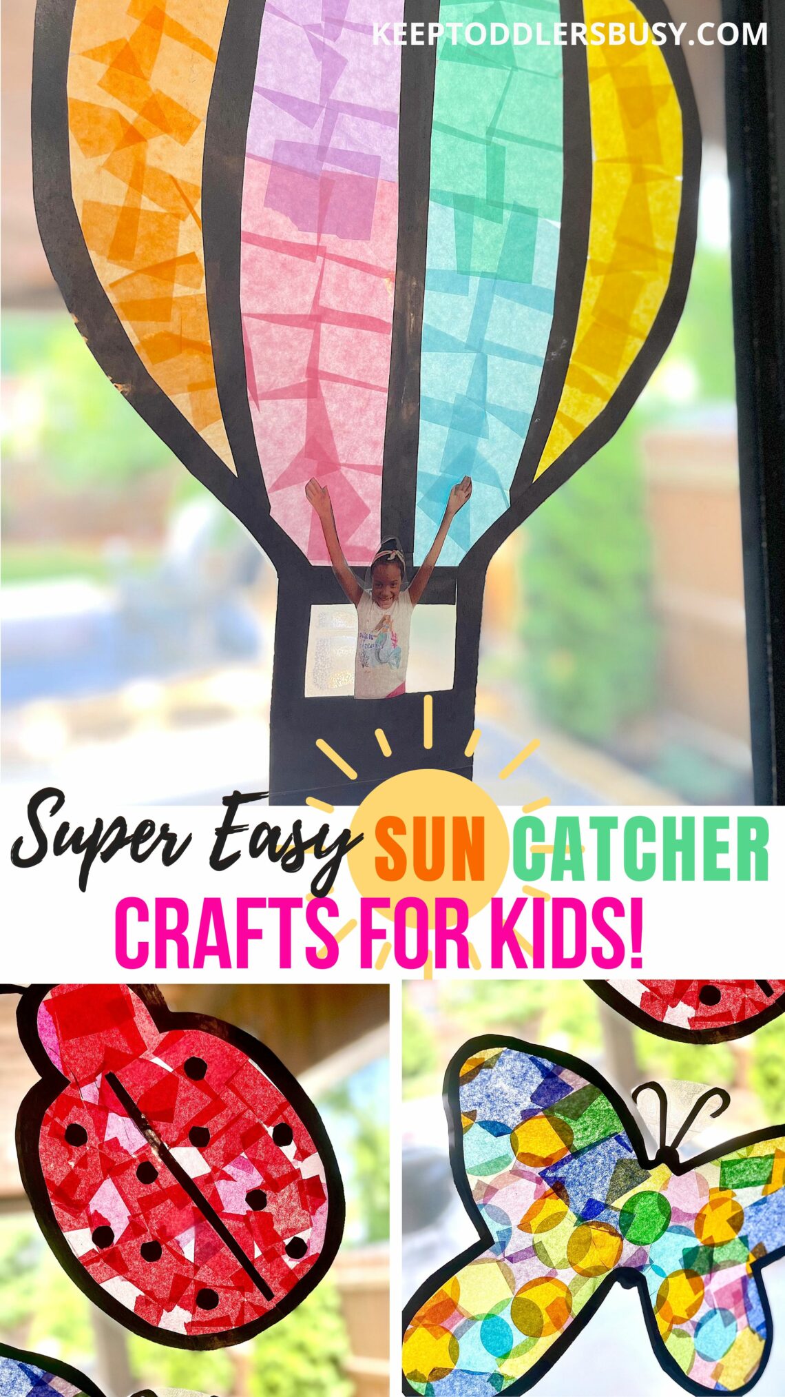 Super Easy Sun Catcher Craft The Kids Will Love