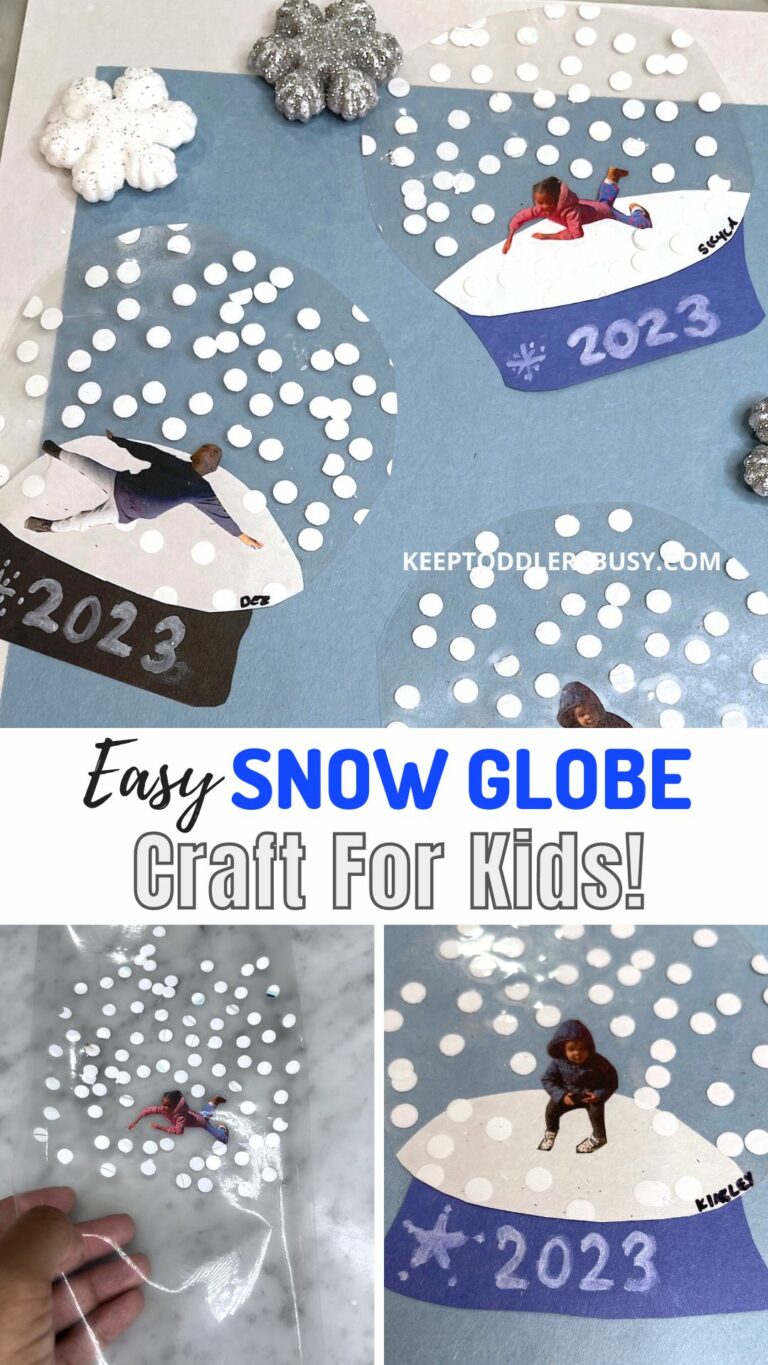 You’ll Love This Easy Winter Snow Globe Craft For Kids